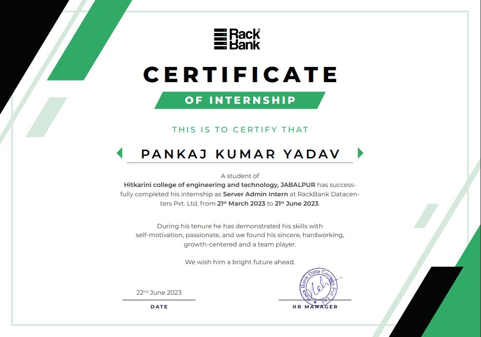 #internshipcompletion #professionalgrowth | Pankaj kumar Yadav #internshipcompletion #professionalgrowth | Pankaj kumar Yadav