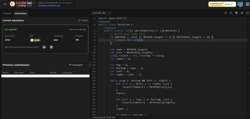 Anshul kirar on LinkedIn: #ninjaslayground #codingninjas #chellenge # ... Anshul kirar on LinkedIn: #ninjaslayground #codingninjas #chellenge # ...