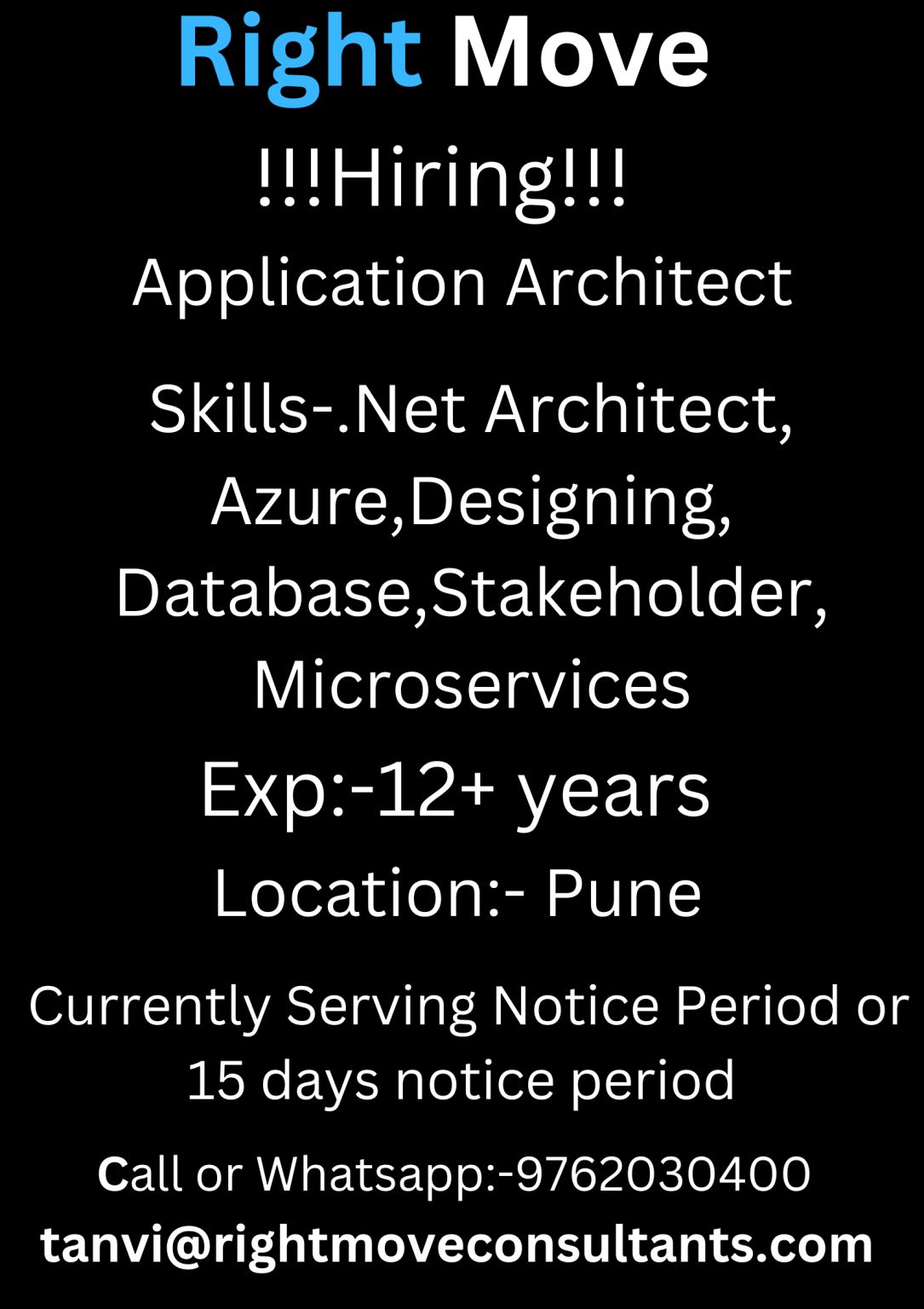 Tanvi P on LinkedIn: #applicationarchitect #dotnet #development #design ... Tanvi P on LinkedIn: #applicationarchitect #dotnet #development #design ...