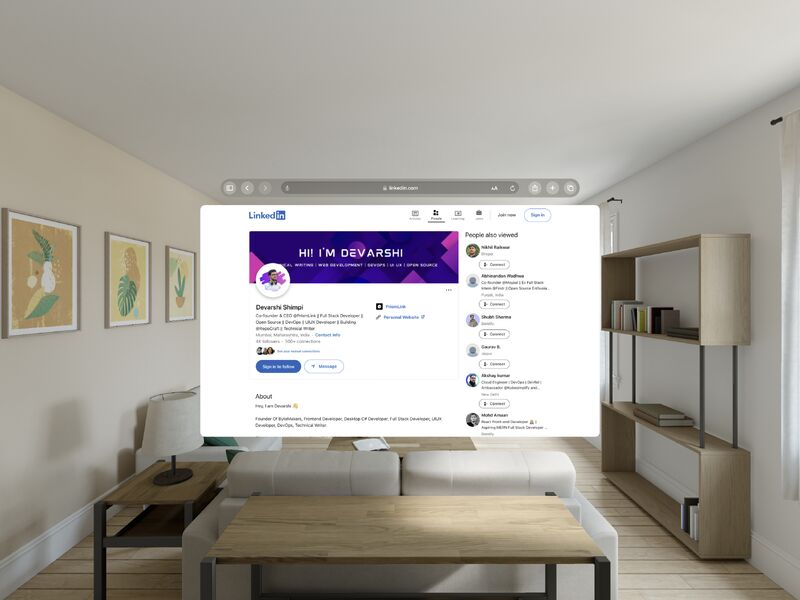 Devarshi Shimpi on LinkedIn: Now you can view my LinkedIn profile on ... Devarshi Shimpi on LinkedIn: Now you can view my LinkedIn profile on ...