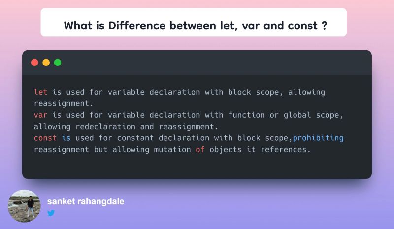 Sanket Rahangdale on LinkedIn: #javascript #interviewquestion # ... Sanket Rahangdale on LinkedIn: #javascript #interviewquestion # ...