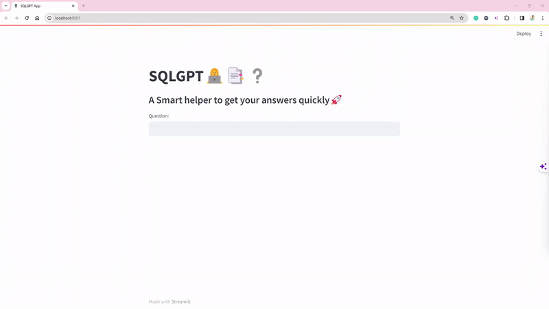 Chetan Hirapara on LinkedIn: #generativeai #sqlgpt #llms Chetan Hirapara on LinkedIn: #generativeai #sqlgpt #llms