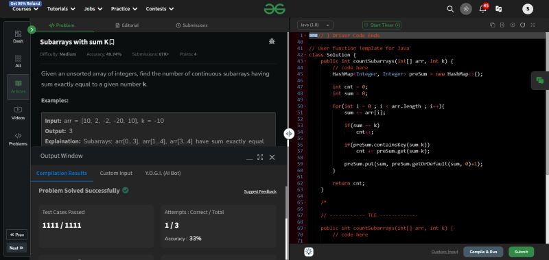 Sujay Gangan on LinkedIn: #codingchallenge #problemsolving #dsa #java # ... Sujay Gangan on LinkedIn: #codingchallenge #problemsolving #dsa #java # ...