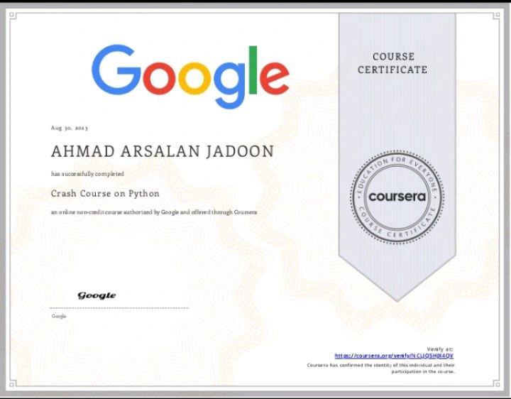 Ahmad Arsalan Jadoon on LinkedIn: #google #python #pythonprogramming # ... Ahmad Arsalan Jadoon on LinkedIn: #google #python #pythonprogramming # ...