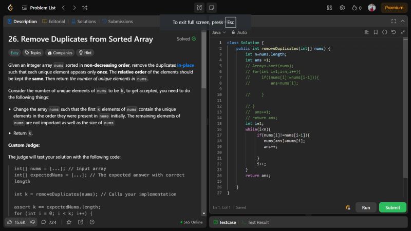 Supriya Rathore on LinkedIn: #60daysofleetcode #leetcode #java #dsa #coding Supriya Rathore on LinkedIn: #60daysofleetcode #leetcode #java #dsa #coding