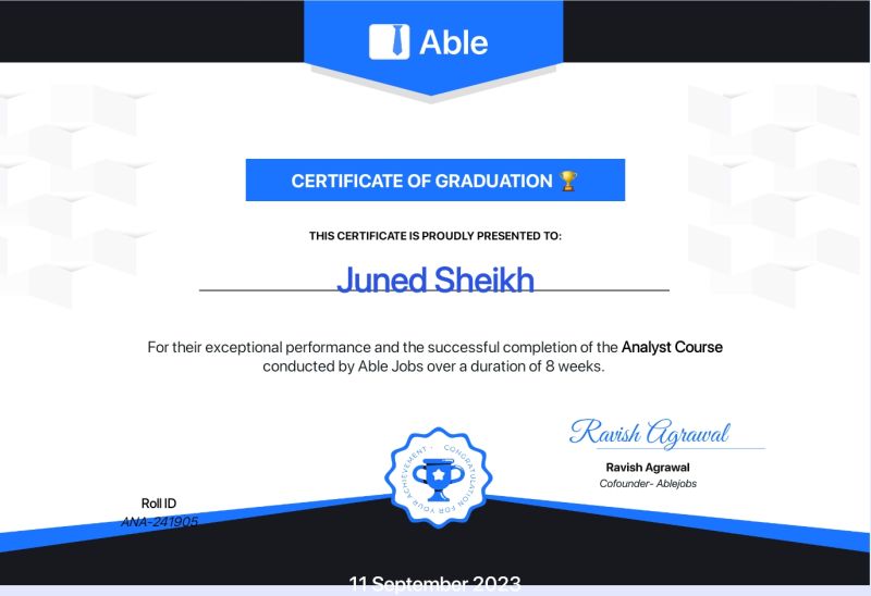 Juned Sheikh on LinkedIn: #dataanalysis #sql #python #tableau # ... Juned Sheikh on LinkedIn: #dataanalysis #sql #python #tableau # ...