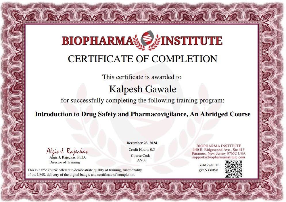 #professionalgrowth #pharmacovigilance #drugsafety #continuouslearning ... #professionalgrowth #pharmacovigilance #drugsafety #continuouslearning ...