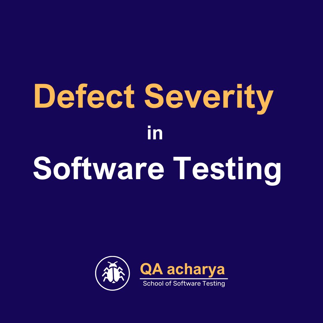 Defect Severity : In software testing, defect severity refers to the ... Defect Severity : In software testing, defect severity refers to the ...