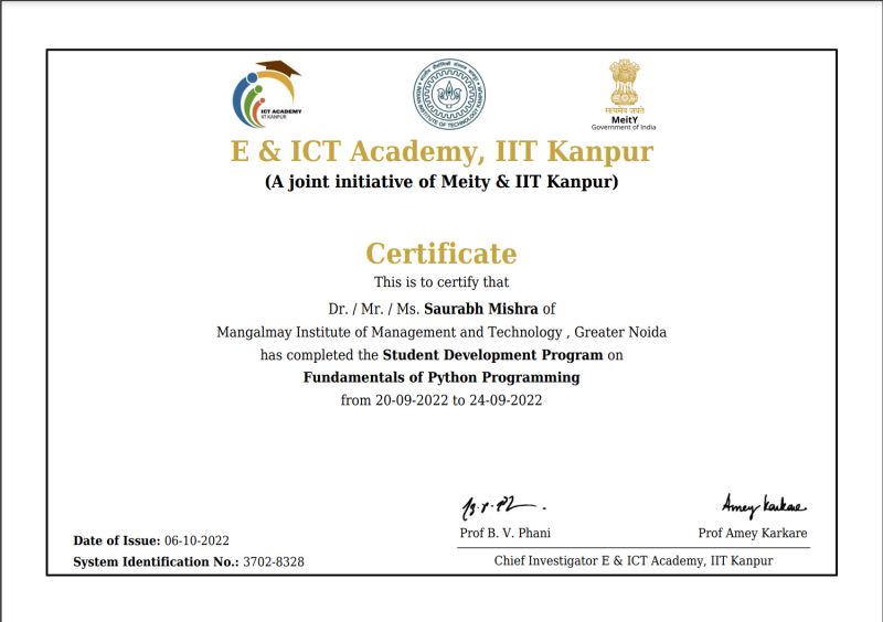Saurabh Mishra on LinkedIn: #technology #pythonprogramming #career #share Saurabh Mishra on LinkedIn: #technology #pythonprogramming #career #share