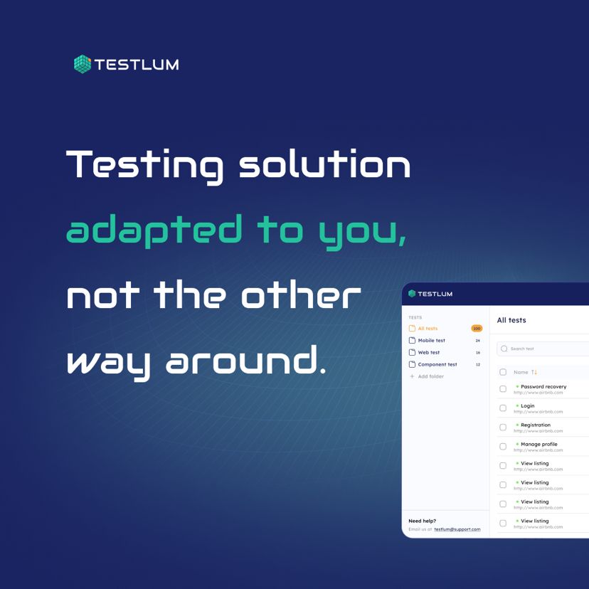Testlum on LinkedIn: #testlum #flexibletesting #testing Testlum on LinkedIn: #testlum #flexibletesting #testing