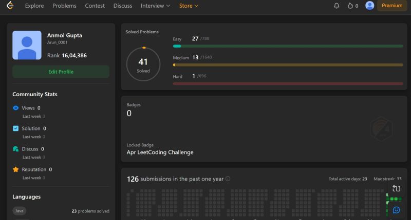 Arun Gupta on LinkedIn: #100daysofcodechallenge #day22 #leetcode # ... Arun Gupta on LinkedIn: #100daysofcodechallenge #day22 #leetcode # ...