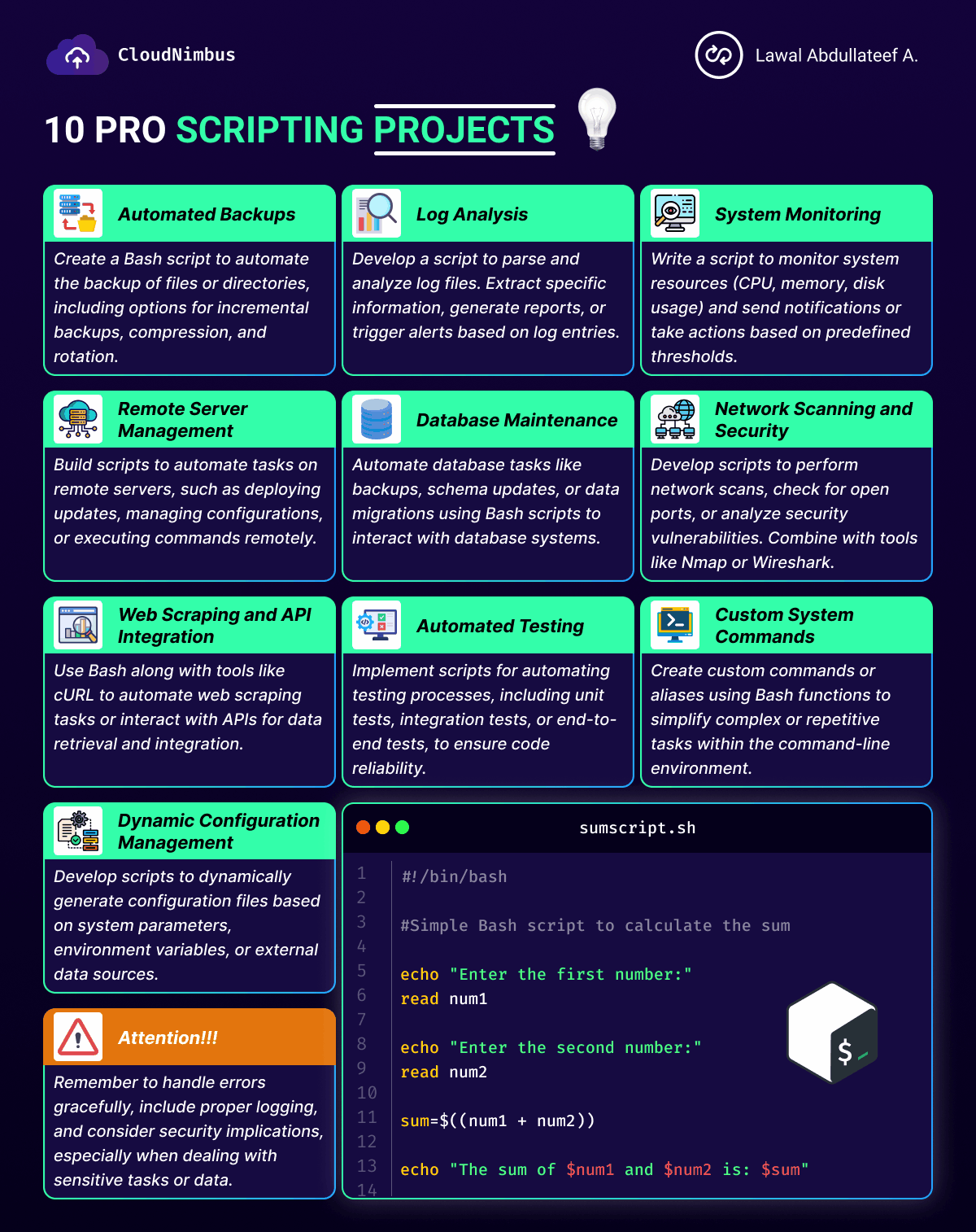 Abdullateef Lawal on LinkedIn: #scripting #bash #python #linux Abdullateef Lawal on LinkedIn: #scripting #bash #python #linux