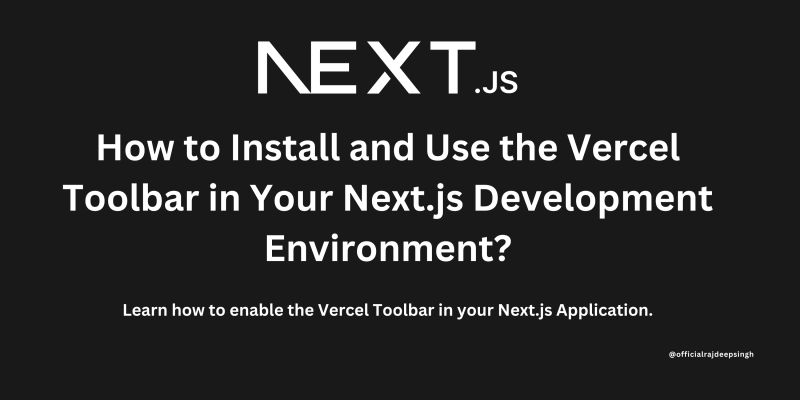 Rajdeep Singh on LinkedIn: #vercel #nextjs Rajdeep Singh on LinkedIn: #vercel #nextjs