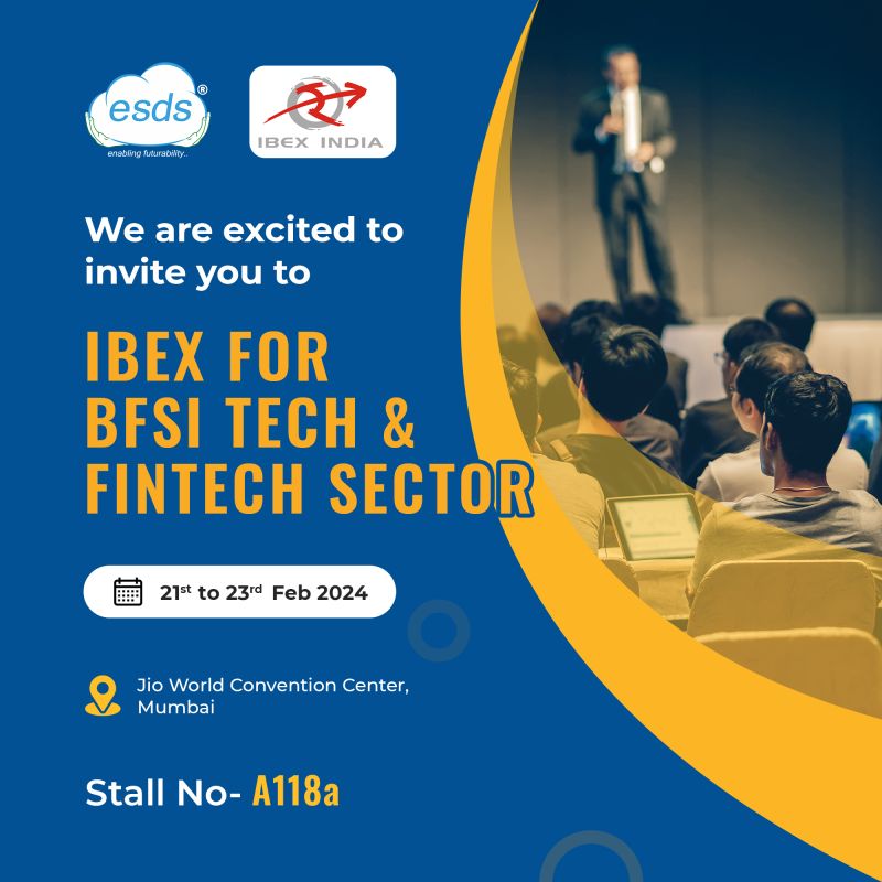 ESDS Software Solution Limited on LinkedIn: #esds #ibexindia #banking # ... ESDS Software Solution Limited on LinkedIn: #esds #ibexindia #banking # ...