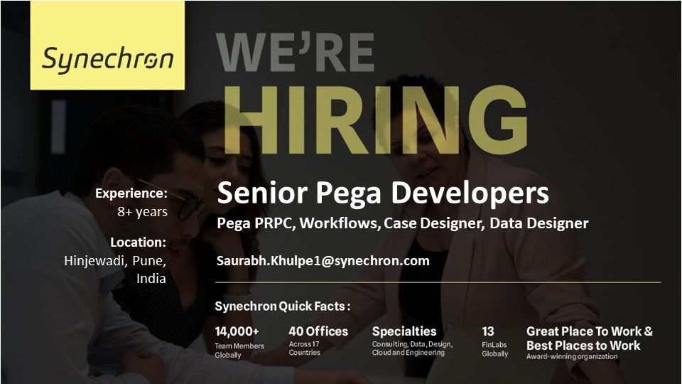 Saurabh Khulpe on LinkedIn: #pega #pegadeveloper #pegaprpc #prpc # ... Saurabh Khulpe on LinkedIn: #pega #pegadeveloper #pegaprpc #prpc # ...