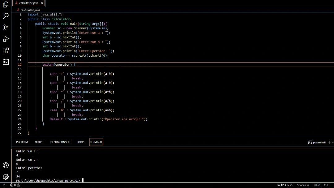 Learning Java with DSA: Conditional Statements and Calculator | Dimple ... Learning Java with DSA: Conditional Statements and Calculator | Dimple ...