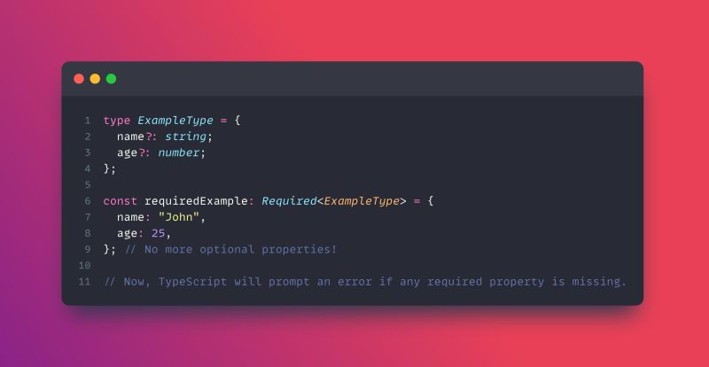 TypeScript's utility type for data structures | Mohammad Ranaei posted ... TypeScript's utility type for data structures | Mohammad Ranaei posted ...