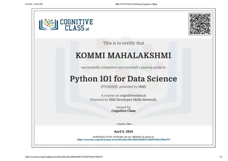 Kommi Mahalakshmi on LinkedIn: #datascience #pythonprogramming # ... Kommi Mahalakshmi on LinkedIn: #datascience #pythonprogramming # ...