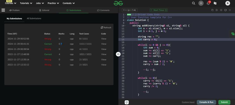 Gale Praveen on LinkedIn: #addbinarystrings #binaryaddition # ... Gale Praveen on LinkedIn: #addbinarystrings #binaryaddition # ...