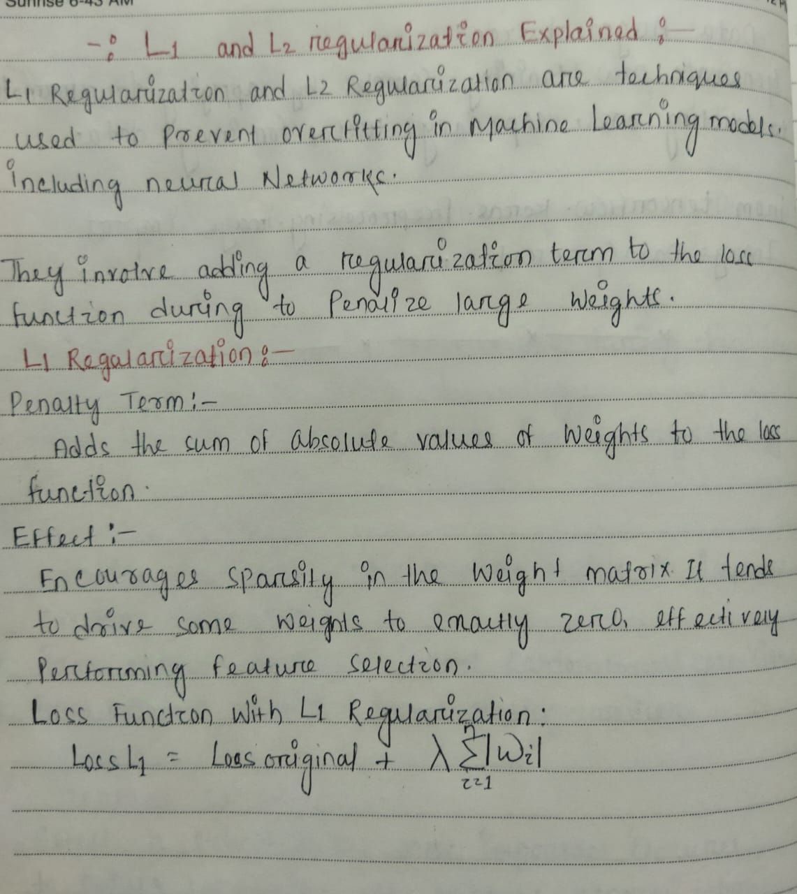 Chittaranjan Das on LinkedIn: 🌟 Day-10: L1 and L2 Regularization ... Chittaranjan Das on LinkedIn: 🌟 Day-10: L1 and L2 Regularization ...