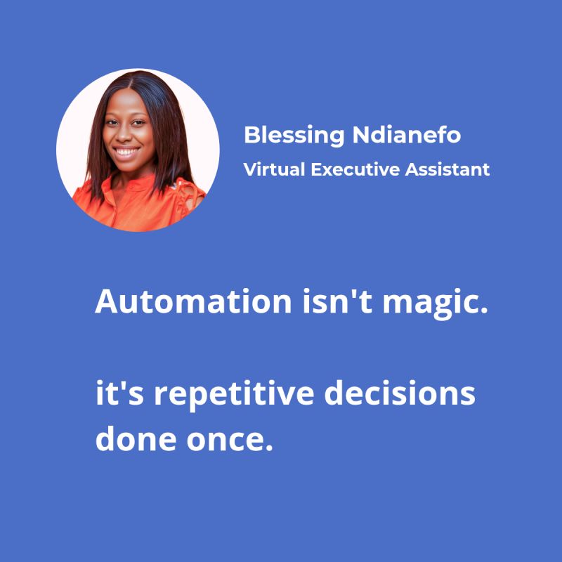 Automation isn’t magic. It’s repetitive decision-making done ... Automation isn’t magic. It’s repetitive decision-making done ...