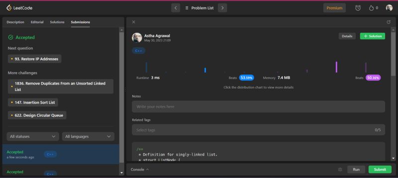 Astha Agrawal on LinkedIn: #100daysofcodechallenge #coding # ... Astha Agrawal on LinkedIn: #100daysofcodechallenge #coding # ...