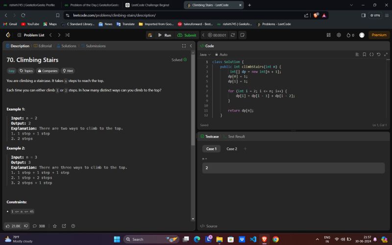 I solved LeetCode problem on Day 41/100 | nitesh kushwaha posted on the ... I solved LeetCode problem on Day 41/100 | nitesh kushwaha posted on the ...