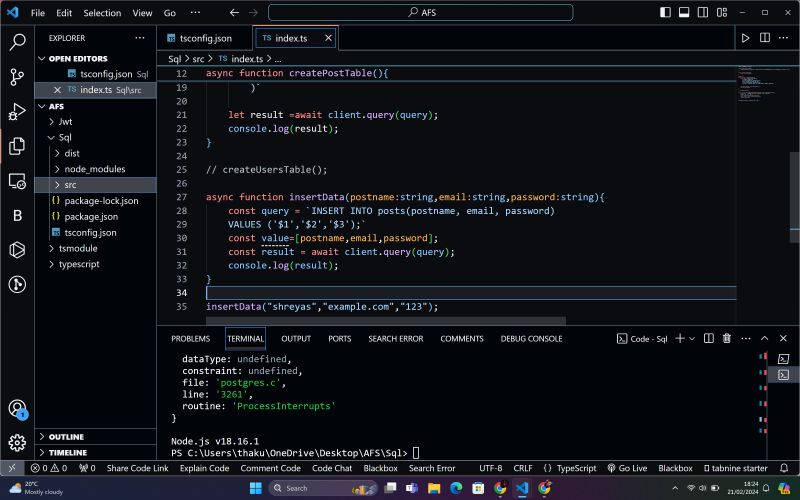 Sunikhil Thakur on LinkedIn: #100daycodingchallenge #postgresql #nodejs ... Sunikhil Thakur on LinkedIn: #100daycodingchallenge #postgresql #nodejs ...
