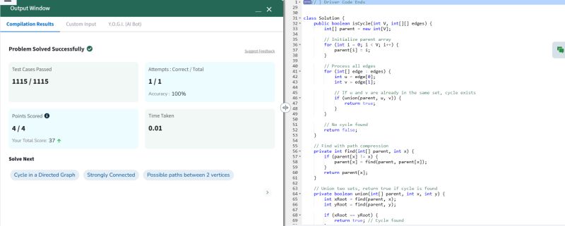 #gfg #dsa #160daysofcode #codingchallenge #java #graphtheory #unionfind ... #gfg #dsa #160daysofcode #codingchallenge #java #graphtheory #unionfind ...