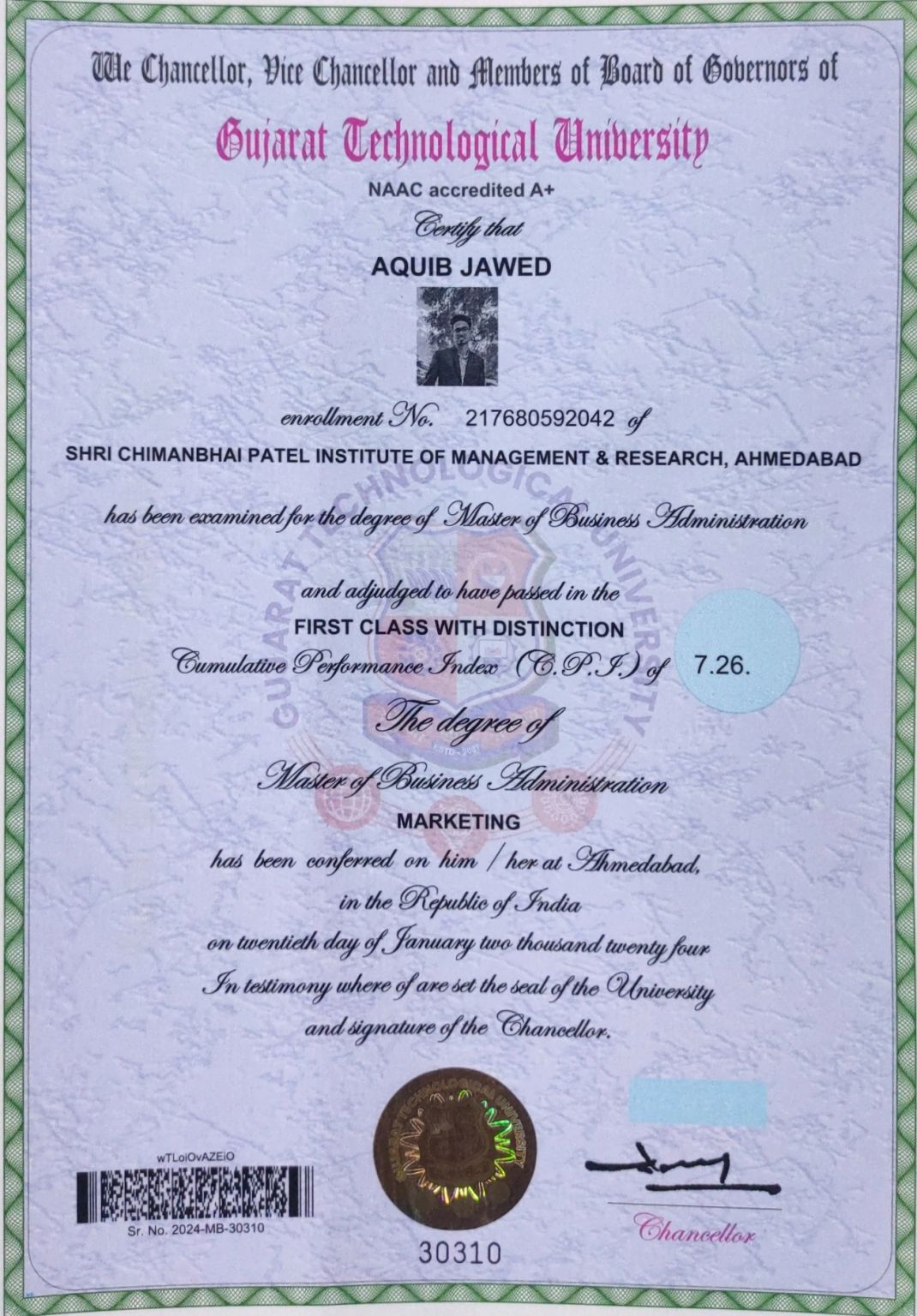Graduated with first-class distinction in MBA | Aquib Jawed posted on ... Graduated with first-class distinction in MBA | Aquib Jawed posted on ...