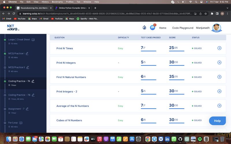 Manjunadh Yekula on LinkedIn: #python #coding #nxtwave Manjunadh Yekula on LinkedIn: #python #coding #nxtwave