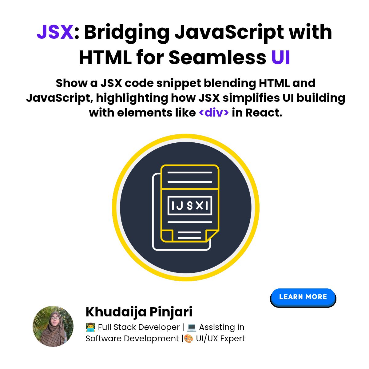 Khudaija Pinjari on LinkedIn: #jsx #mernstack #reactjs #ui #javascript ... Khudaija Pinjari on LinkedIn: #jsx #mernstack #reactjs #ui #javascript ...