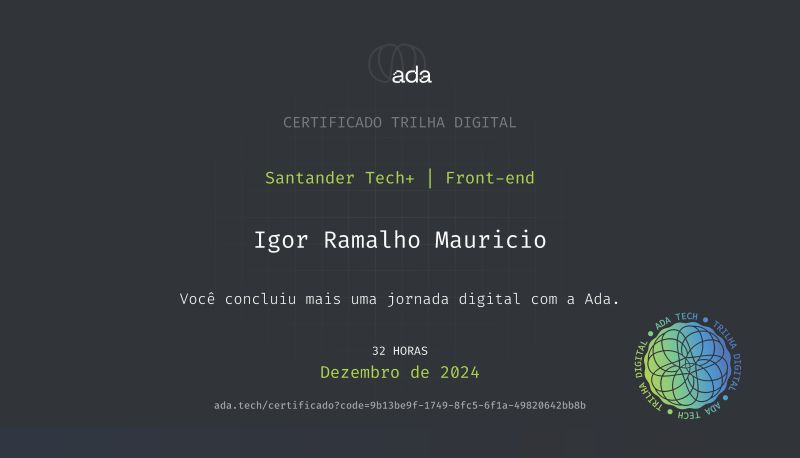 #desenvolvimentoweb #reactjs #javascript #adatech #santandertech ... #desenvolvimentoweb #reactjs #javascript #adatech #santandertech ...