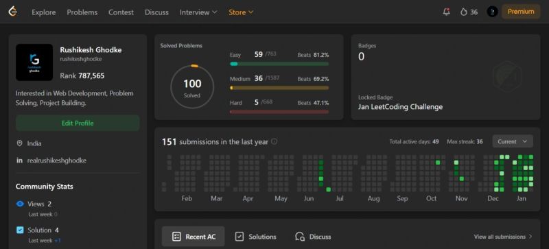 Rushikesh Ghodke on LinkedIn: 🚀 Milestone Achieved: Just hit 100 ... Rushikesh Ghodke on LinkedIn: 🚀 Milestone Achieved: Just hit 100 ...