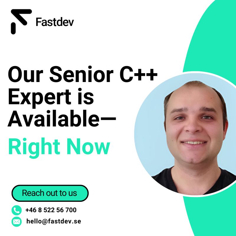 #cplusplus #embeddedsystems #techtalent #softwaredevelopment | Fastdev AB #cplusplus #embeddedsystems #techtalent #softwaredevelopment | Fastdev AB