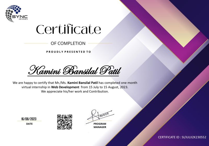 #virtualinternship #internshipcompletion #careerjourney | Kamini Patil #virtualinternship #internshipcompletion #careerjourney | Kamini Patil