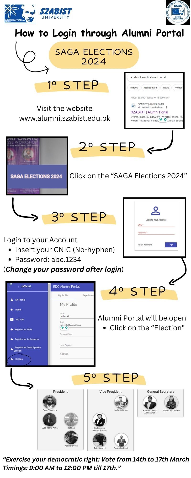 Rimsha Zahir Ali Shah on LinkedIn: How to vote for SAGA Elections Rimsha Zahir Ali Shah on LinkedIn: How to vote for SAGA Elections