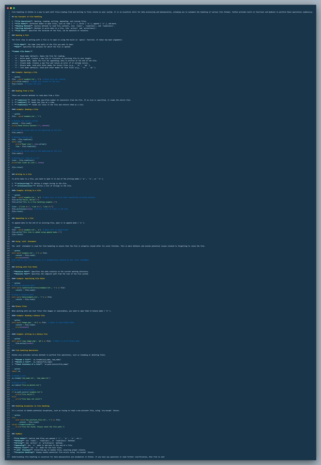 Rohit Katkar on LinkedIn: #python #datascience #filehandling #oop # ... Rohit Katkar on LinkedIn: #python #datascience #filehandling #oop # ...