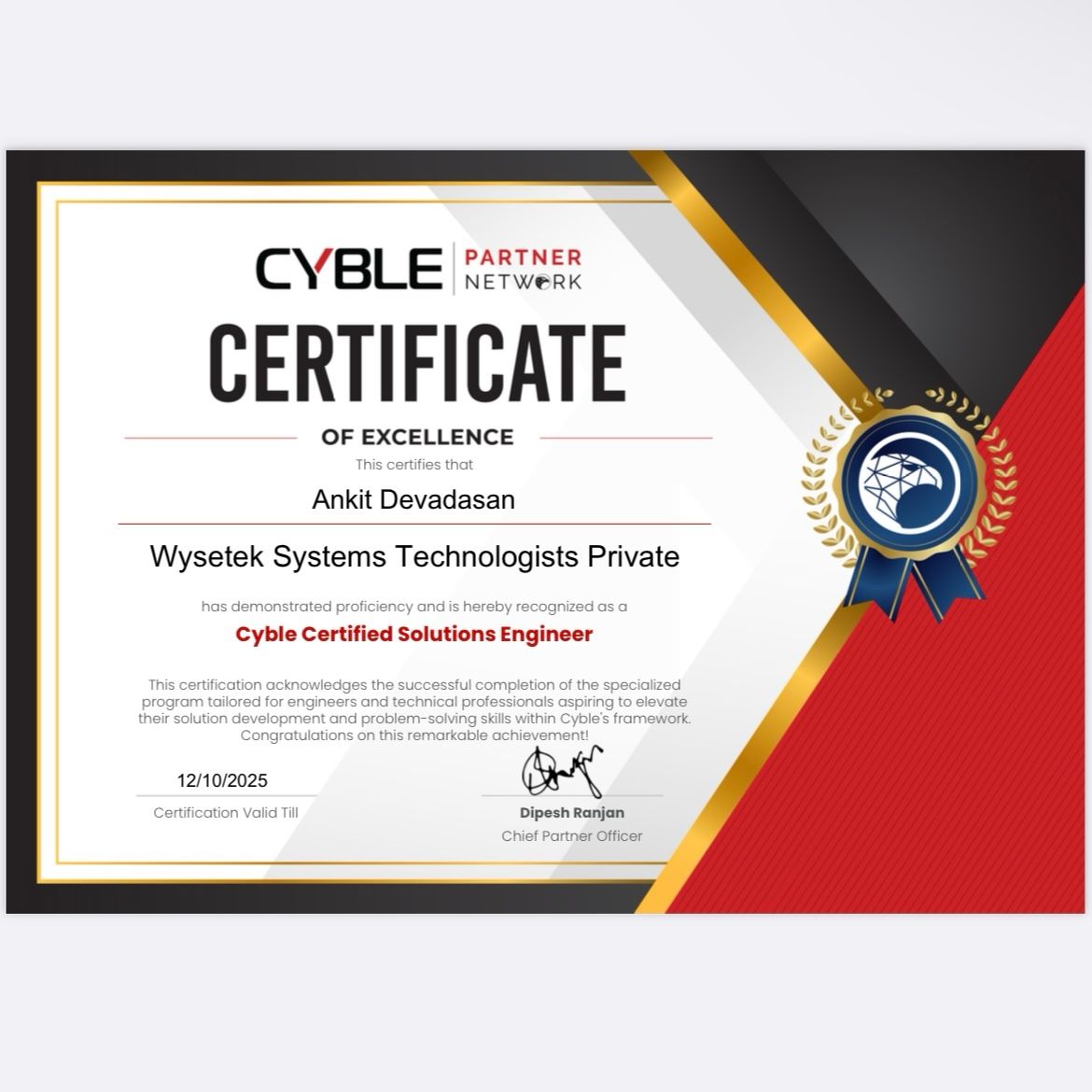 Ankit Devadasan on LinkedIn: I have successfully completed Cyble ... Ankit Devadasan on LinkedIn: I have successfully completed Cyble ...