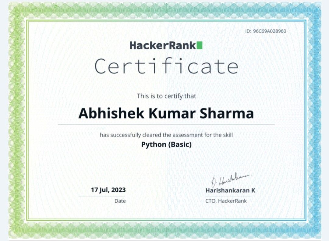 #python #hackerrank #letsconnect | Abhishek Kumar Sharma #python #hackerrank #letsconnect | Abhishek Kumar Sharma