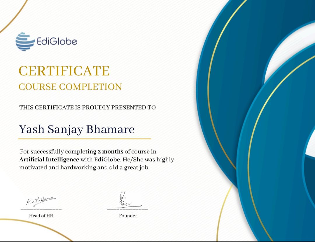 Yash Bhamare on LinkedIn: #artificialintelligence #learning #ai # ... Yash Bhamare on LinkedIn: #artificialintelligence #learning #ai # ...