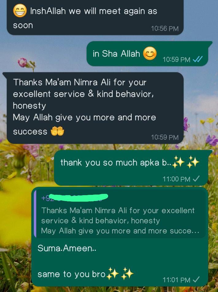 Nimra Riaz 💥 OFF Page SEO Expert on LinkedIn: .......Happy Client ... Nimra Riaz 💥 OFF Page SEO Expert on LinkedIn: .......Happy Client ...