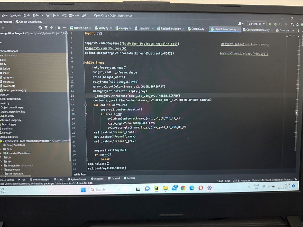 THANISH N on LinkedIn: #opencv #pythonprogramming #ai THANISH N on LinkedIn: #opencv #pythonprogramming #ai