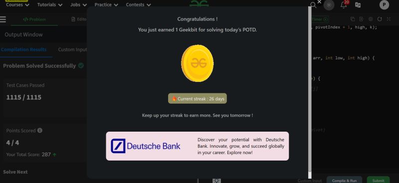 Poornika Sharma on LinkedIn: #gfg #geekstreak2024 #codingchallenge # ... Poornika Sharma on LinkedIn: #gfg #geekstreak2024 #codingchallenge # ...