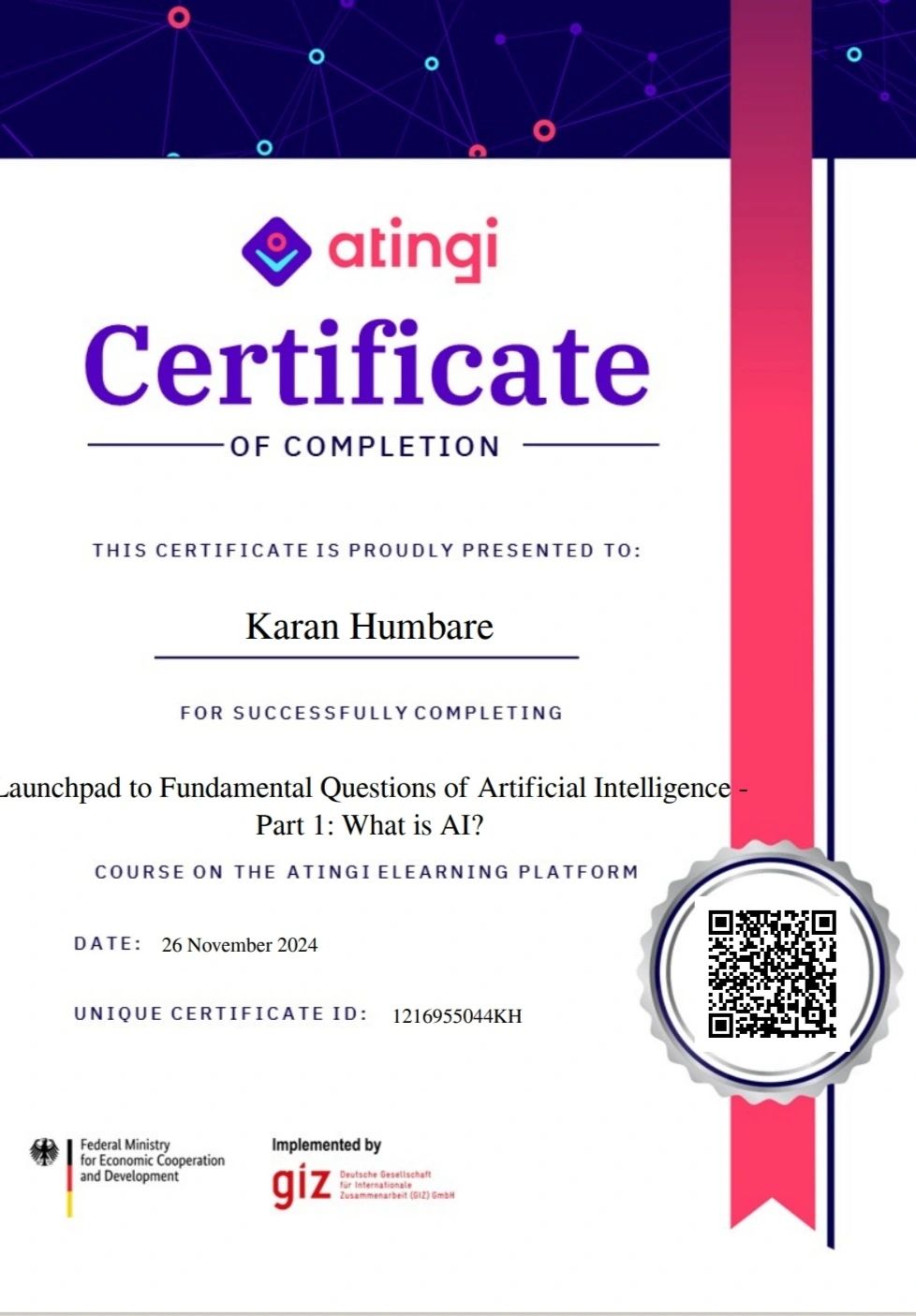 Karan Humbare on LinkedIn: #artificialintelligence #learningjourney # ... Karan Humbare on LinkedIn: #artificialintelligence #learningjourney # ...