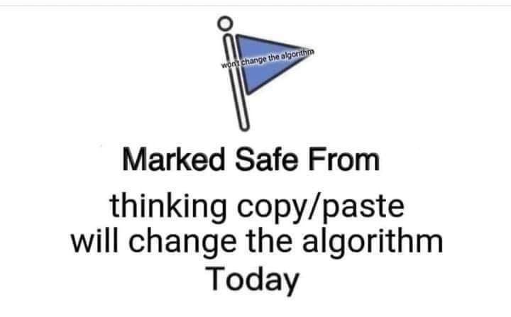 You. Can't. Change. The. Algorithm. | Jonti Mayer You. Can't. Change. The. Algorithm. | Jonti Mayer