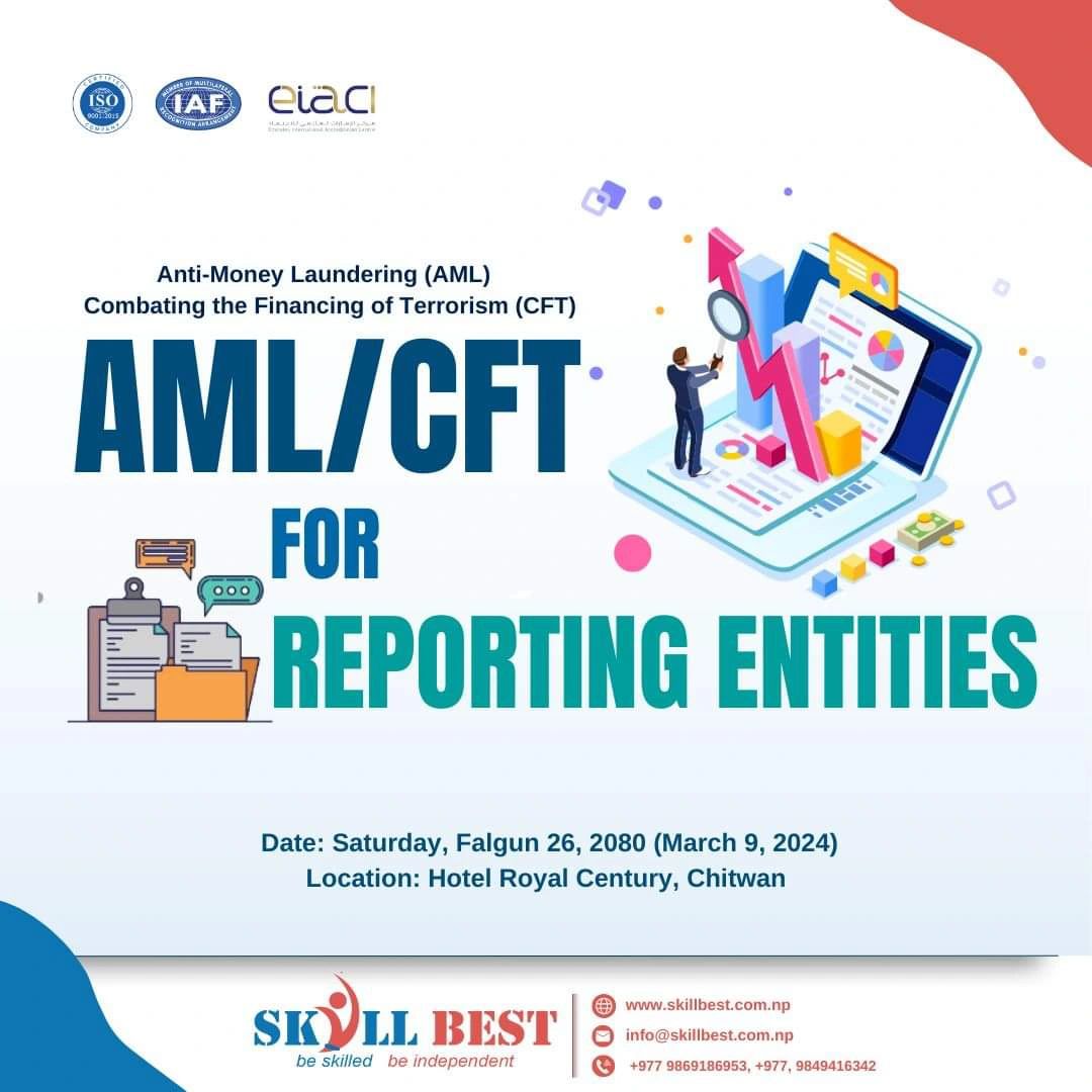 We Skill Best have organized AML/CFT Workshop for Reporting Entities ... We Skill Best have organized AML/CFT Workshop for Reporting Entities ...