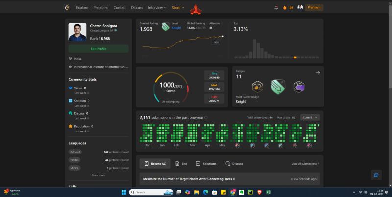 Chetan Sonigara on LinkedIn: #leetcode #problemsolving #algorithms # ... Chetan Sonigara on LinkedIn: #leetcode #problemsolving #algorithms # ...