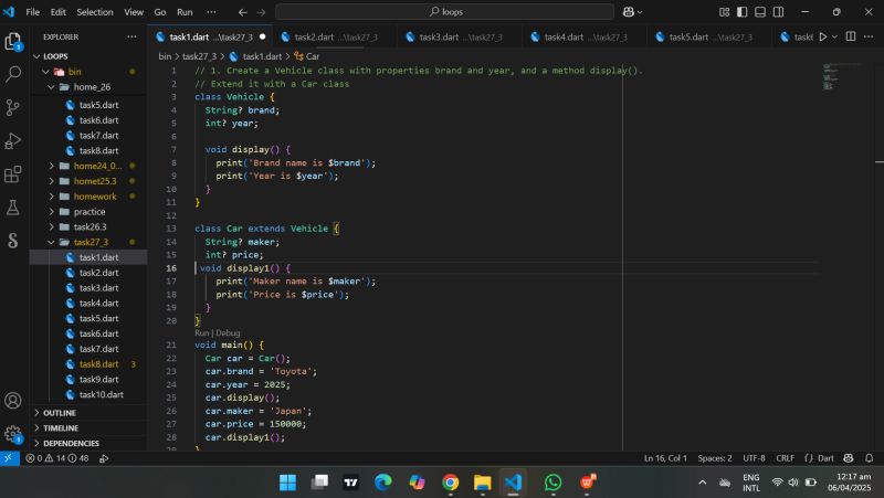 #dart #flutter #inheritance #oop #multiinheritance… | Furqan Habib #dart #flutter #inheritance #oop #multiinheritance… | Furqan Habib