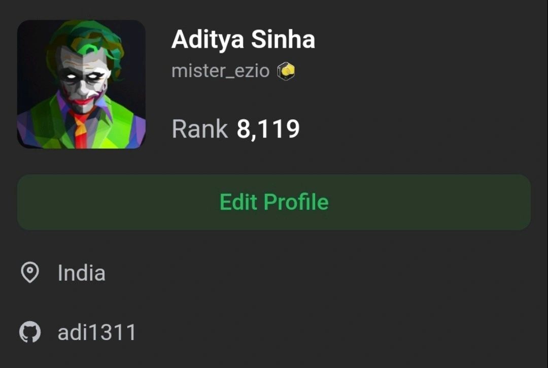 Aditya Sinha on LinkedIn: #leetcode #problemsolving #achievements #coding Aditya Sinha on LinkedIn: #leetcode #problemsolving #achievements #coding